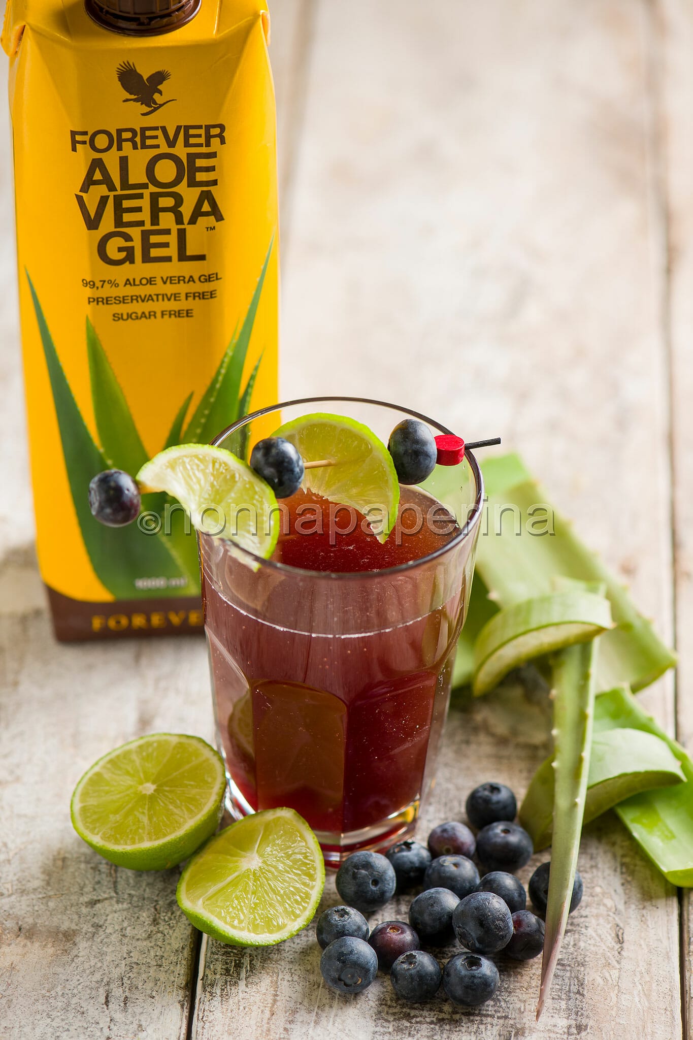 Bevanda con aloe vera e mirtilli, una coccola per l’organismo