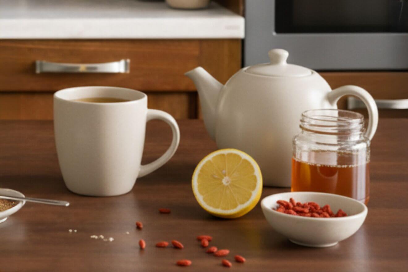 Infuso di bacche di goji con miele detox: ricetta facile e profumata